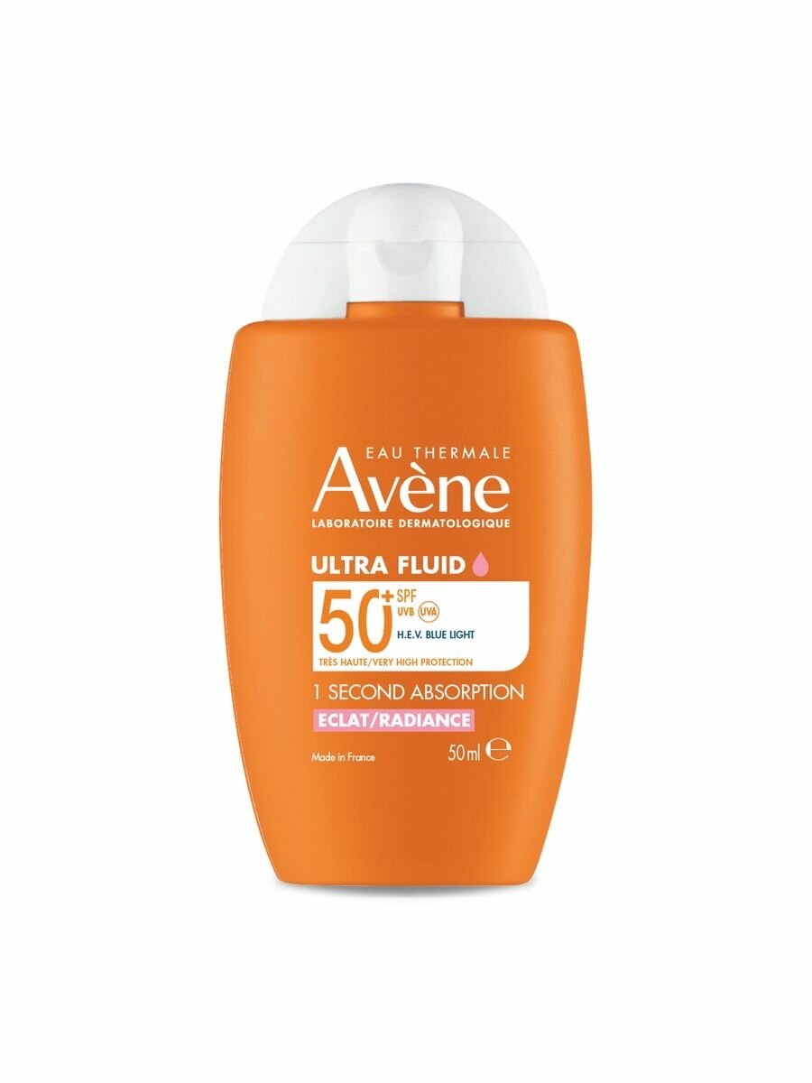 Авен (Avene) Солнцезащитный флюид ультралёгкий для сияния кожи SPF50+ 50 мл