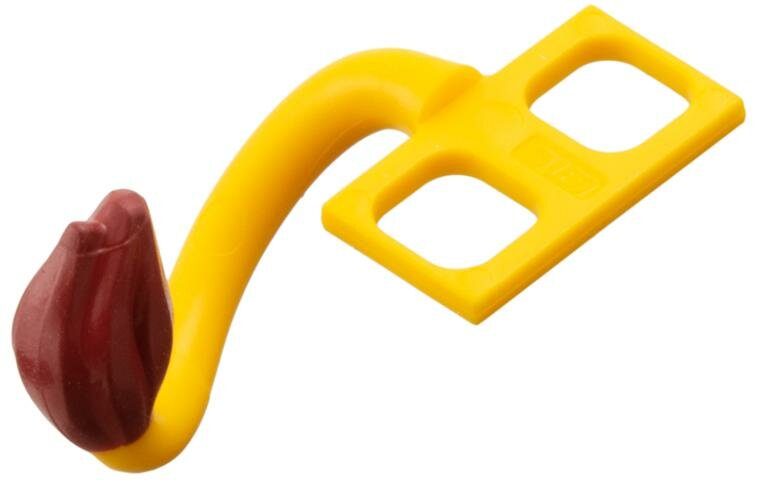 Деталь Lego 7721pb01 Minifigure Costume Tail Lion with Dark Red Tassel Pattern