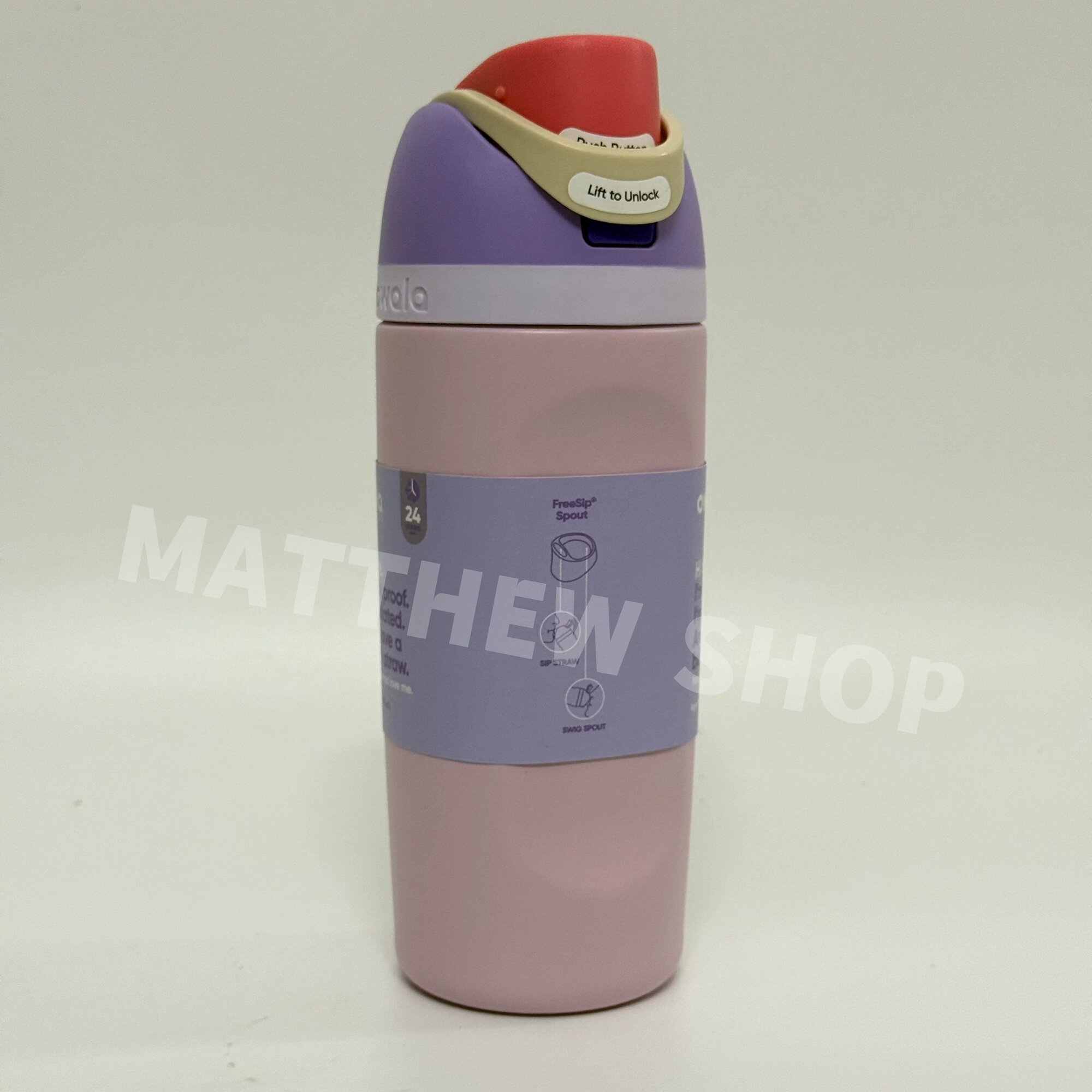 Owala Freesip Kids 16oz Нержавеющая сталь Изолированный стакан с трубкой - Без BPA, Прочность для спорта и путешествий