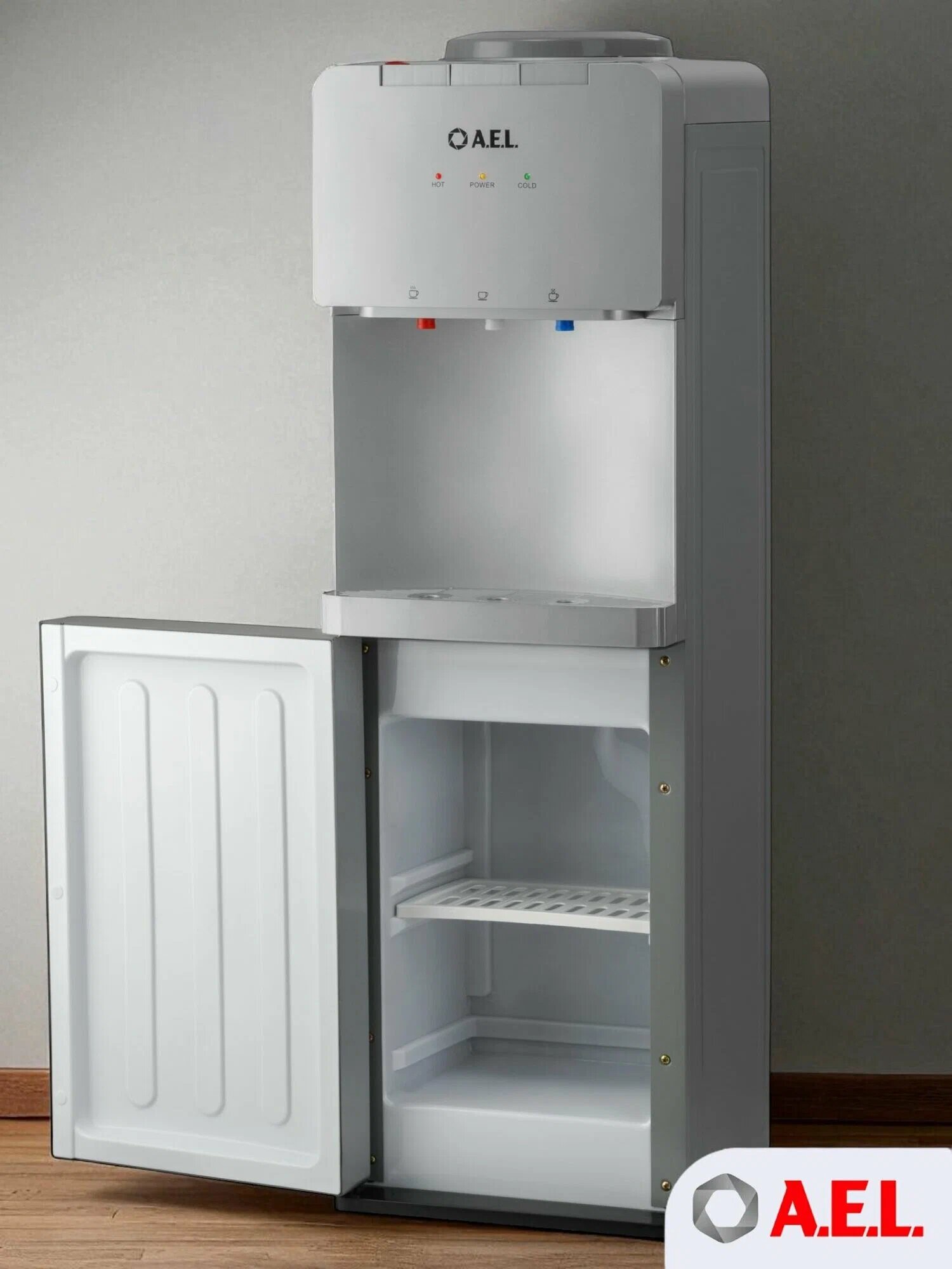 A.E.L. LD-422c silver. Гарантия 12мес. Три крана. Защита от случайного нажатия.