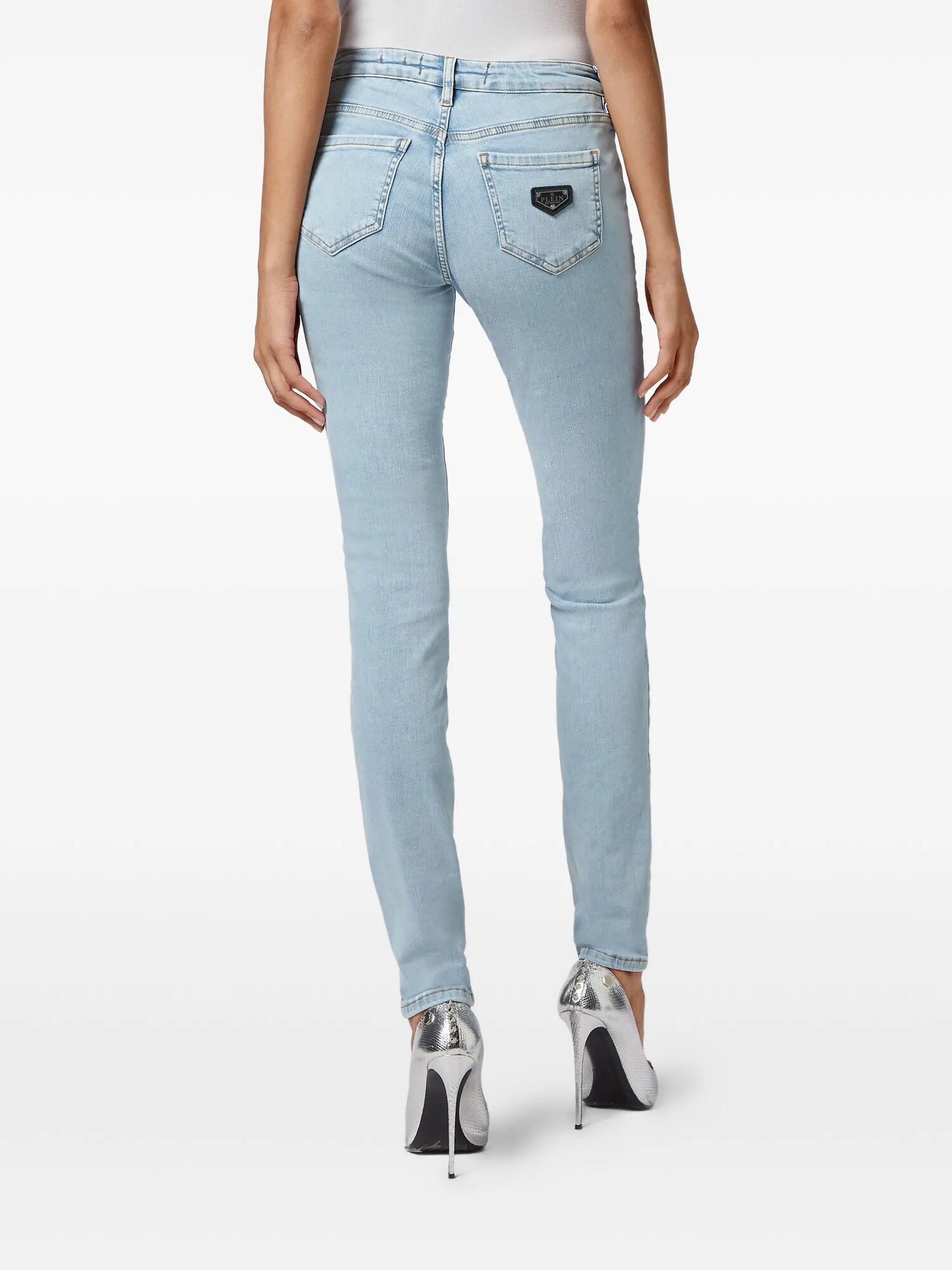 Джинсы PHILIPP PLEIN Logo-plaque jeans, размер 36 — фото 1