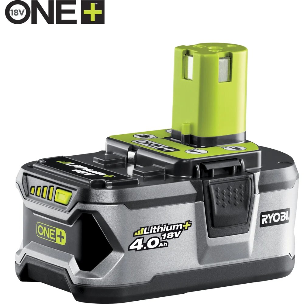 Аккумулятор Ryobi ONE+, Li-Ion, напряжение 18В, 4Ач, 0.75 кг, 1 шт