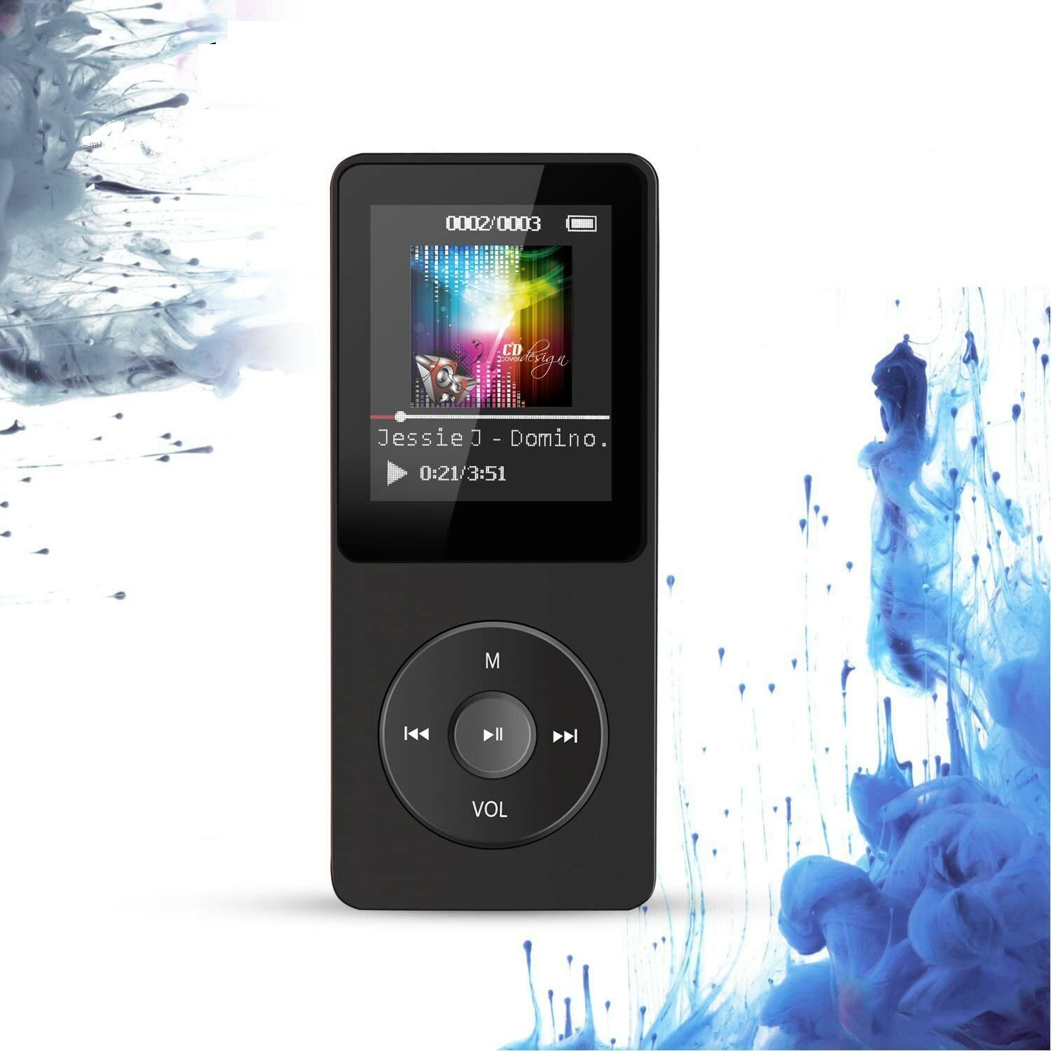 Портативный Bluetooth FM MP3-плеер с функцией электронной книги, потоковым воспроизведением музыки без потерь, личной моделью MP4-плеера черной версии