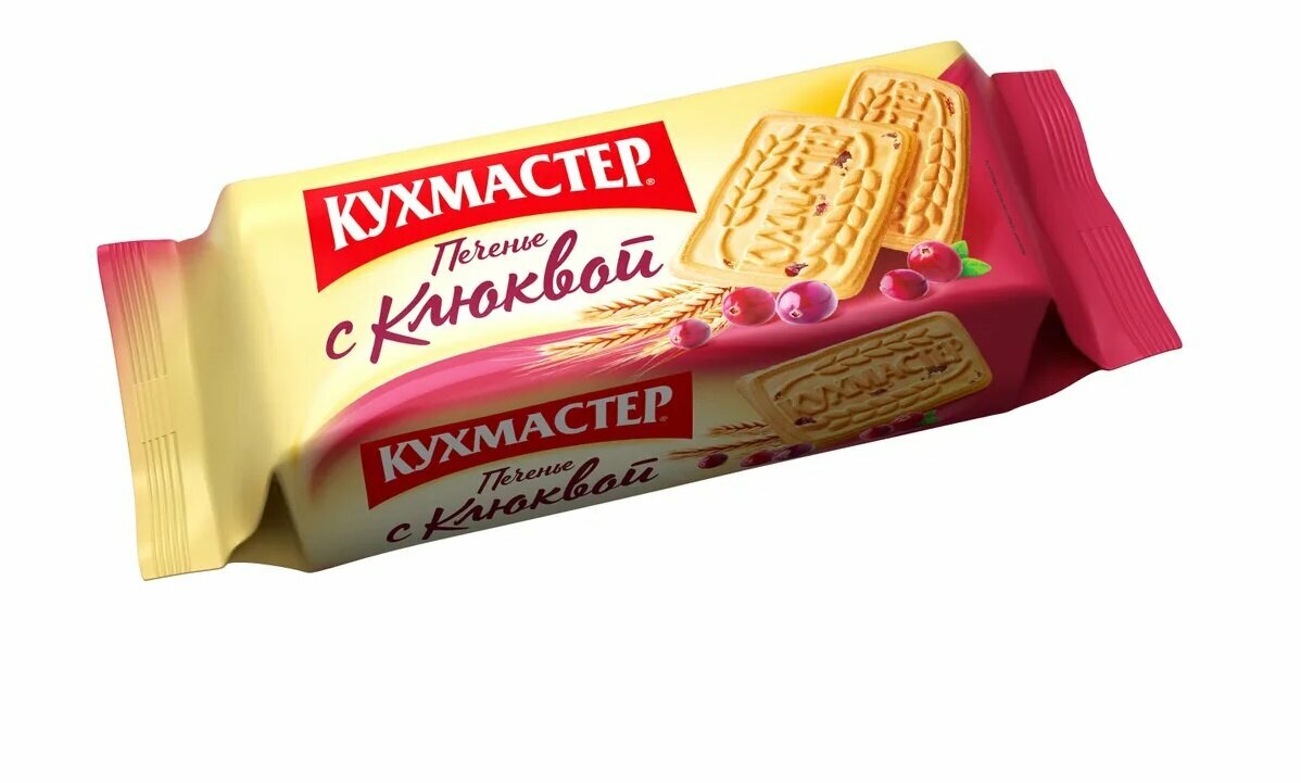 Печенье Кухмастер с клюквой, 170г