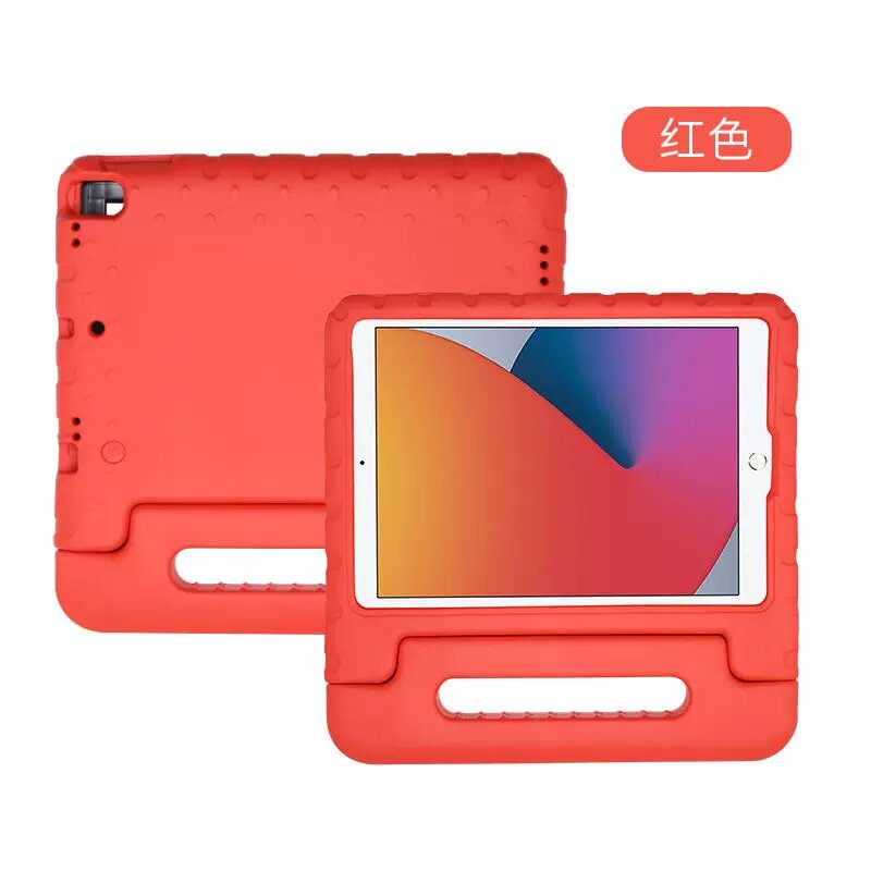 Чехол для iPad mini 7 8.3-дюймов с антипрокольным покрытием и подставкой, красный