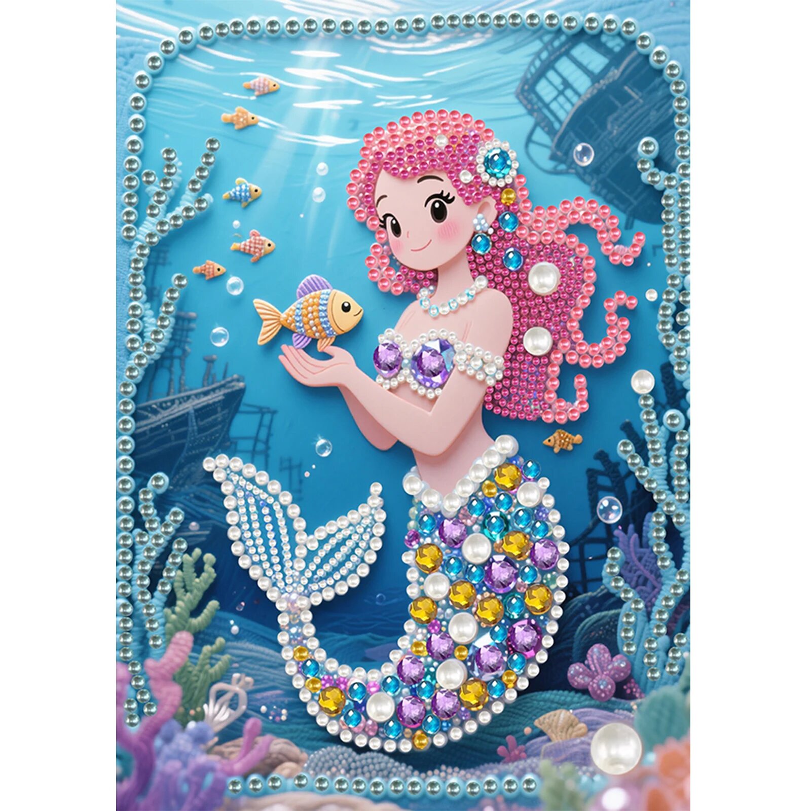 Алмазная вышивка "Русалочка" Цвет: Mermaid