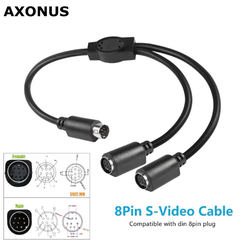 S-Video Y-splitter кабель CableCC