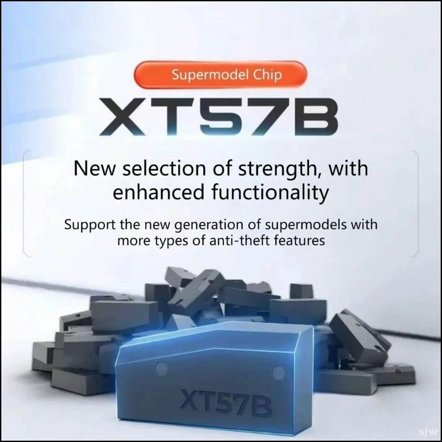 Транспондер XT57B 5 шт на керамике — программируемый для клонирования ключей через VVDI, для мастерских и гаража