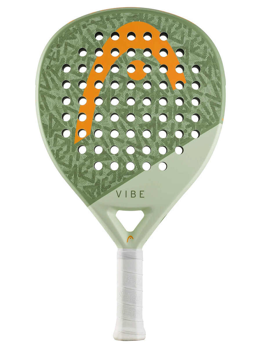 Ракетка для падел HEAD Vibe 2026, цвет Green/Orange, стекловолокно