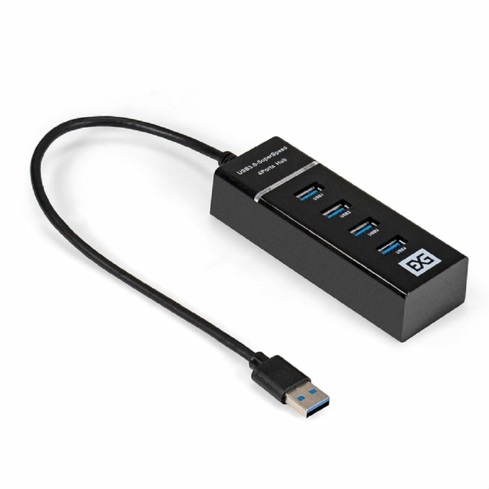 USB-хаб (концентратор) ExeGate 4-в-1 ExeGate DUB-331T (EX299788RUS), 4 портов