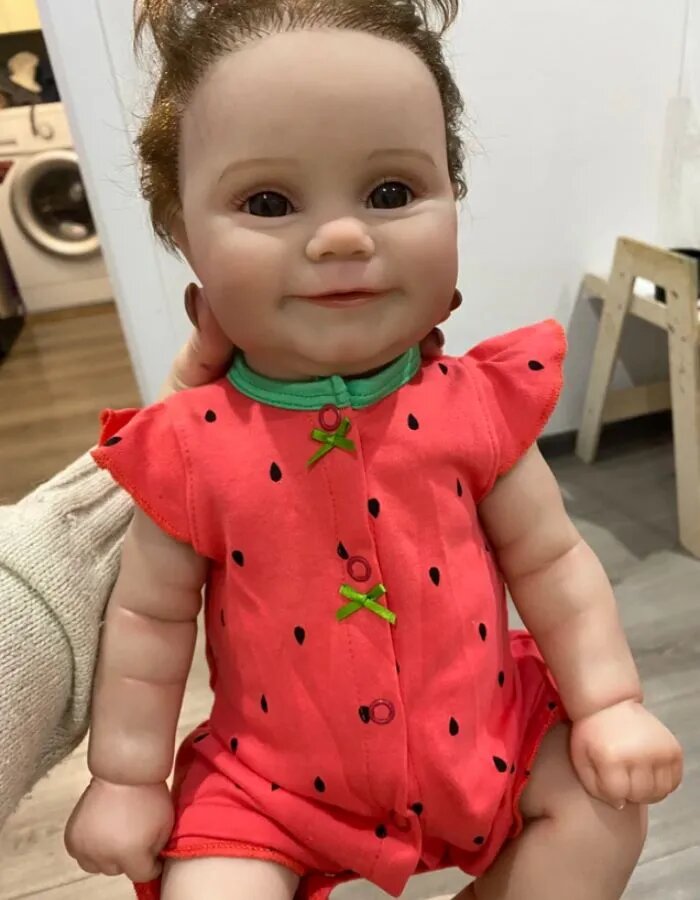 Кукла реборн 50cm силиконовая кукла Reborn для всего тела, водонепроницаемая детская игрушка