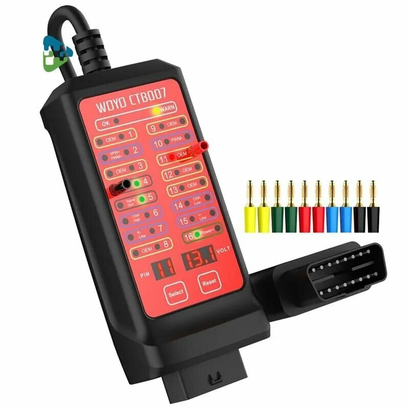 (T B A J) CTB007 OBD Коммутационная Коробка Диагностические Инструменты Тестер OBD2 Для 16-Контактного Сканера Диагностики Напряжения