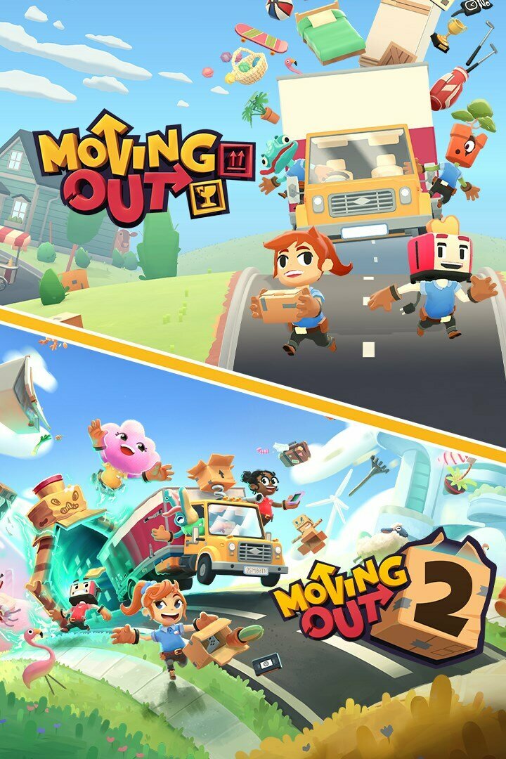 Moving Out + Moving Out 2 Bundle — ключ активации Xbox / Microsoft Store · PC, Xbox One, Xbox Series X|S · цифровой ключ · любой регион