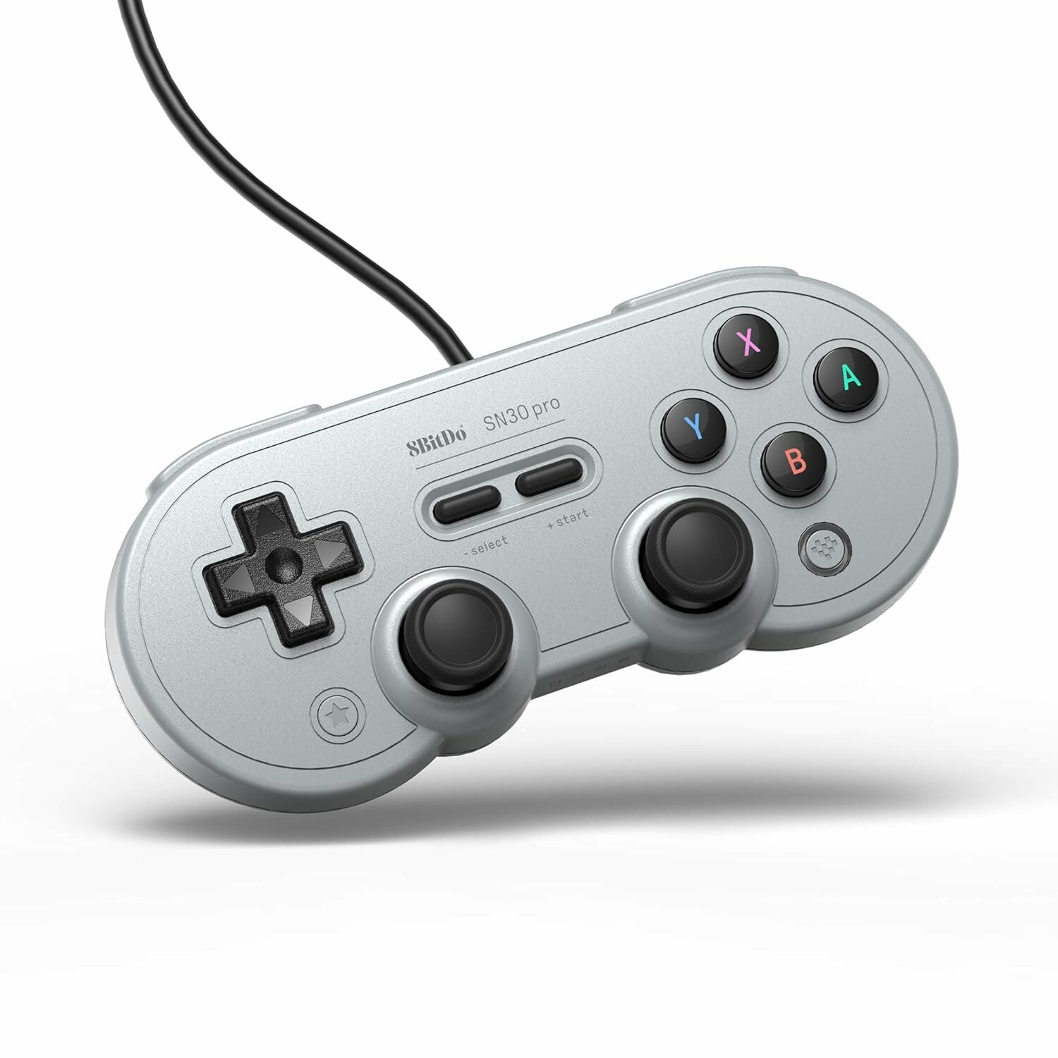 Проводной USB-геймпад 8Bitdo Sn30 Pro для Switch, Windows и Raspberry Pi (серая версия)