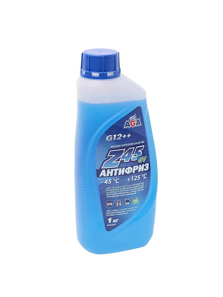 Антифриз синий -45C 1кг Antifreeze G12++ AGA
