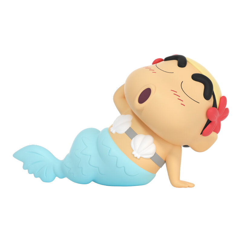 Коллекционные фигурки унисекс 52TOYS Crayon Shin Chan, Confirmed Style - Mermaid (Unbox and Unbag)