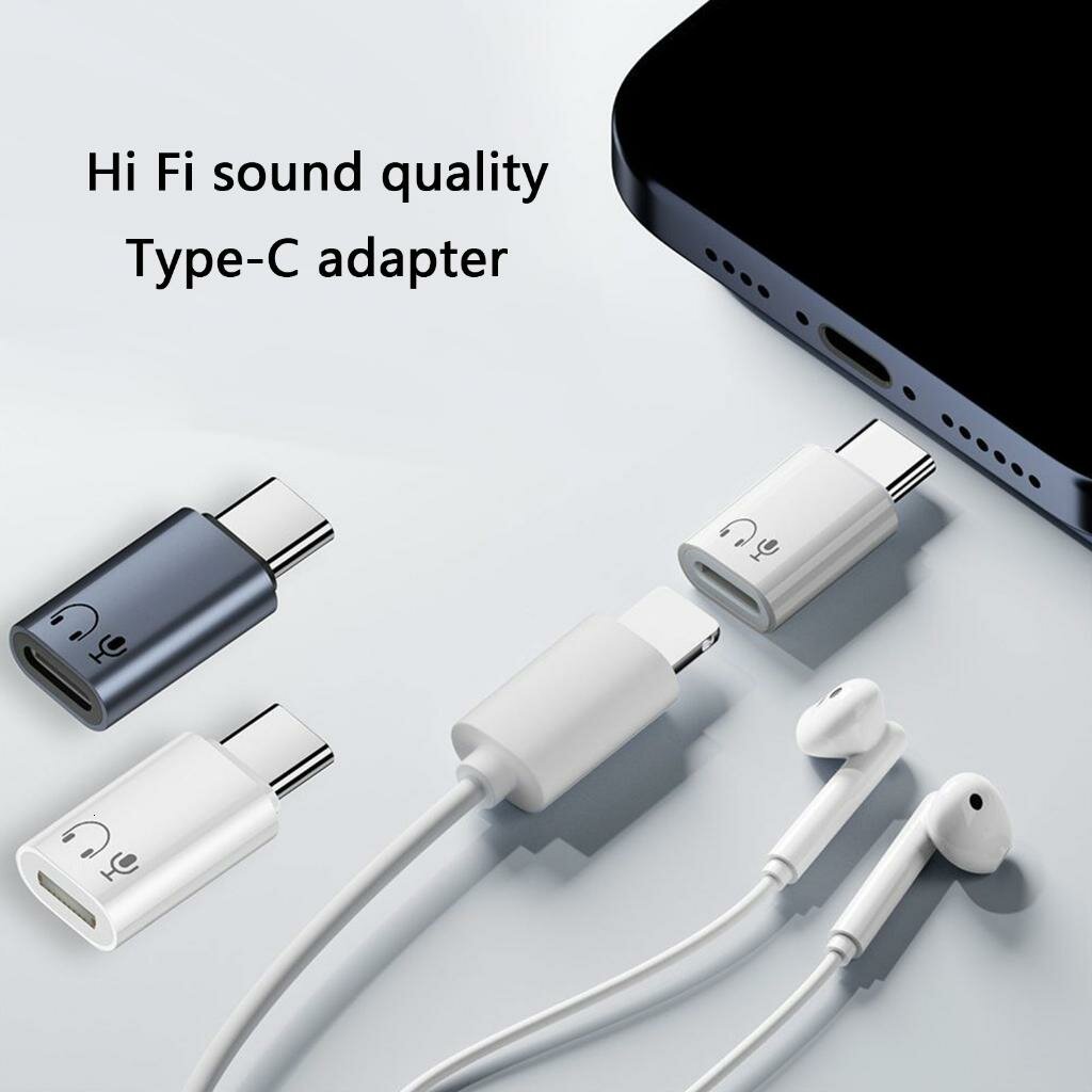 Адаптер USB-C для наушников, Белый — фото 1