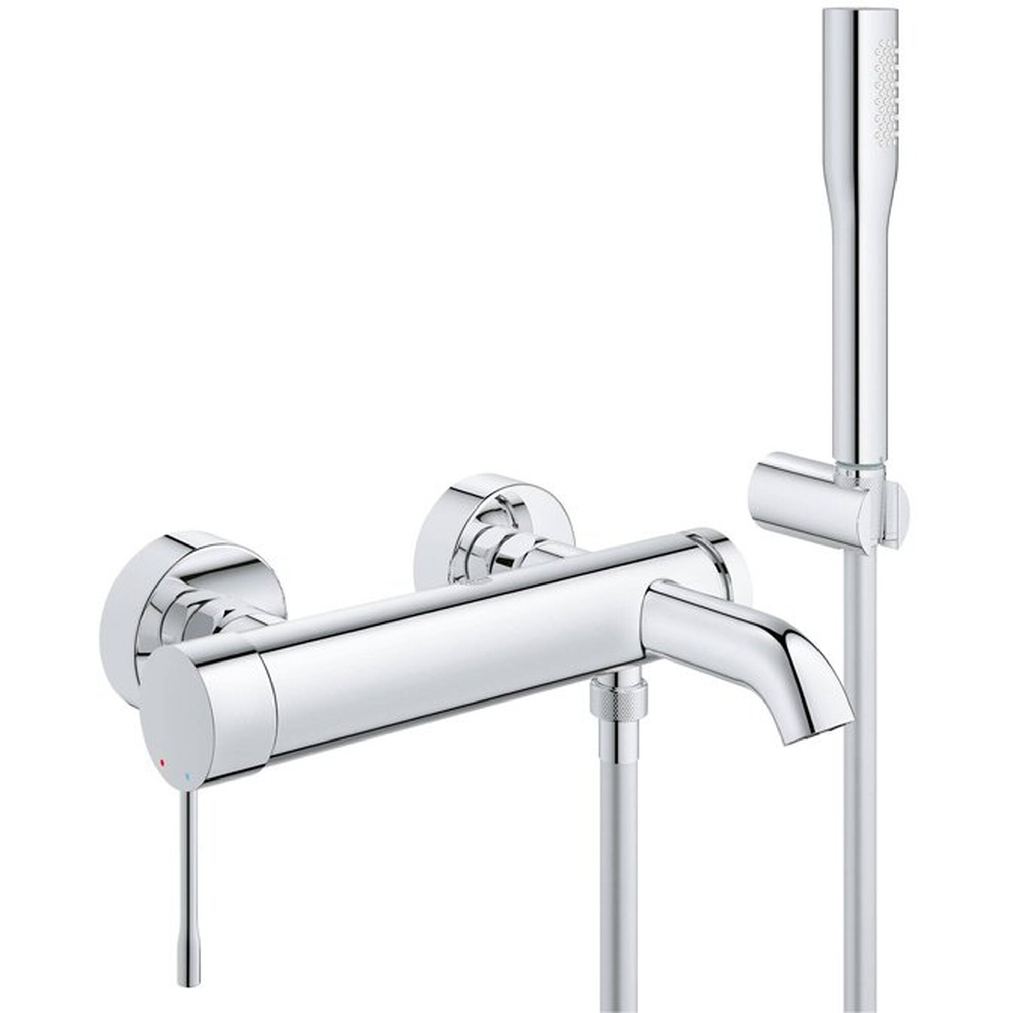Смеситель для ванны Grohe (Гроэ) Essence с душевым гарнитуром, хром (33628001)