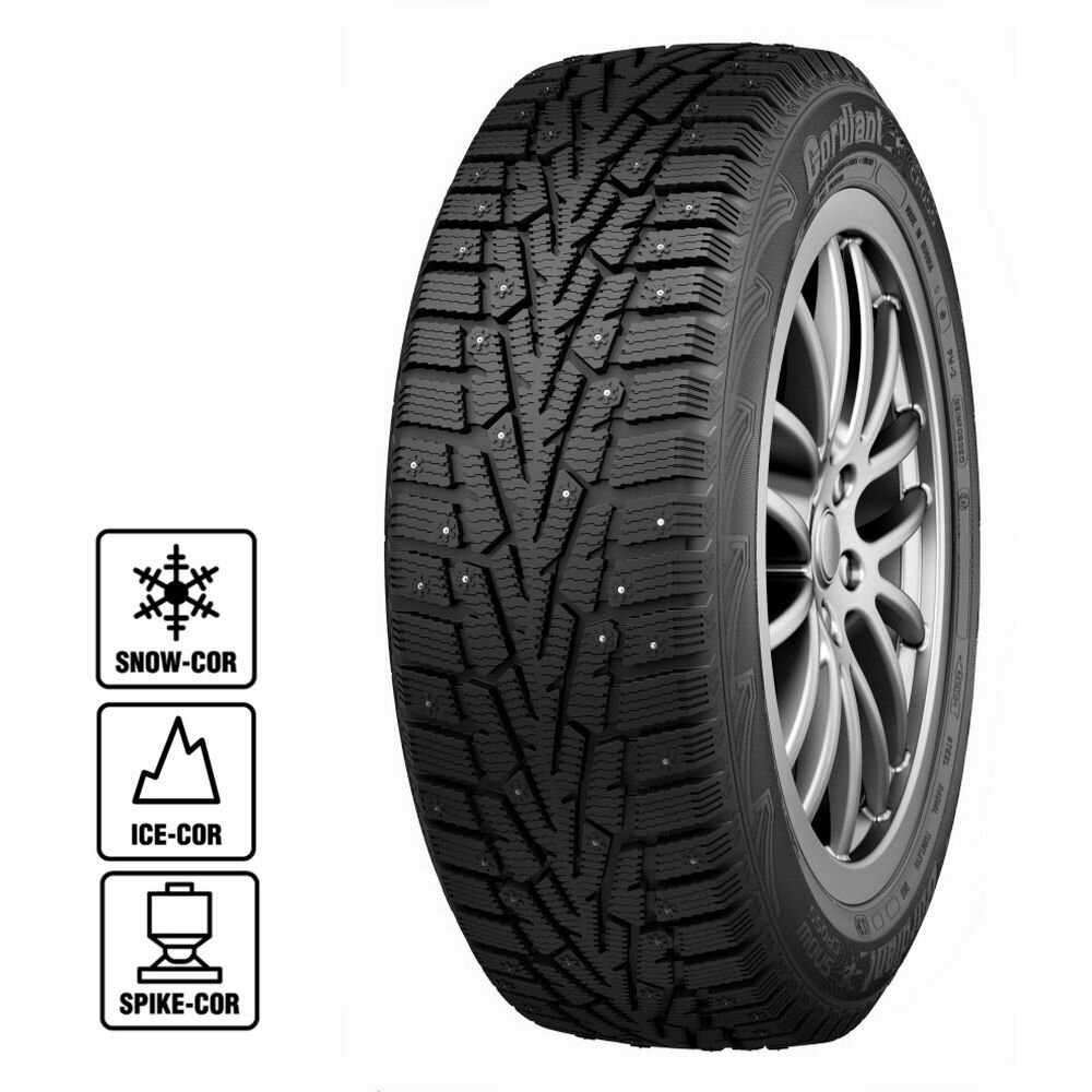 Автошина R13 155/70 Cordiant Snow Cross PW-2 75Q шип 586786748