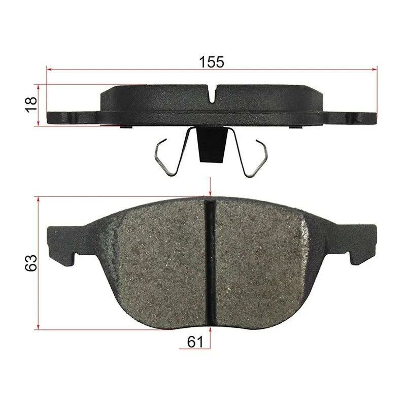 Колодки тормозные спереди SAT ST-BPYK-33-23ZA Ford Focus 04- / Kuga 08-19