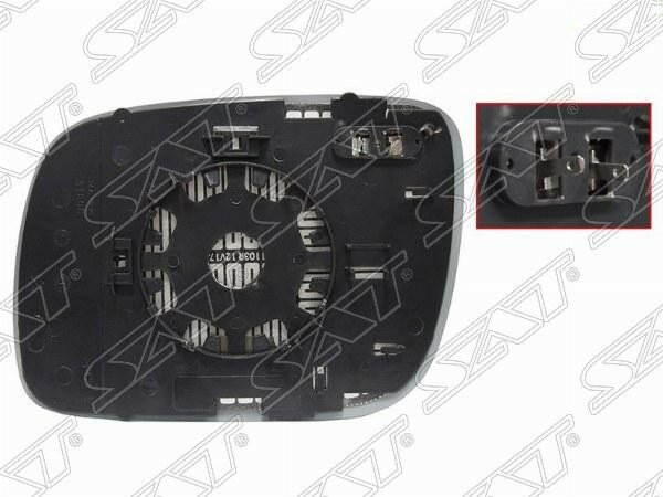 Полотно зеркала SAT ST-VW61-940G-1 Volkswagen Touareg 02-07 Правое Обогрев