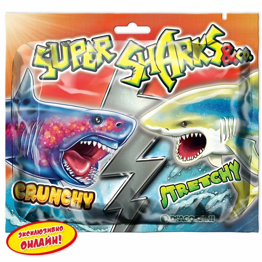 Фигурка-игрушка DeAgostini Супер Акулы и Ко макси / Super Sharks & Co MAXI, 1 игрушка