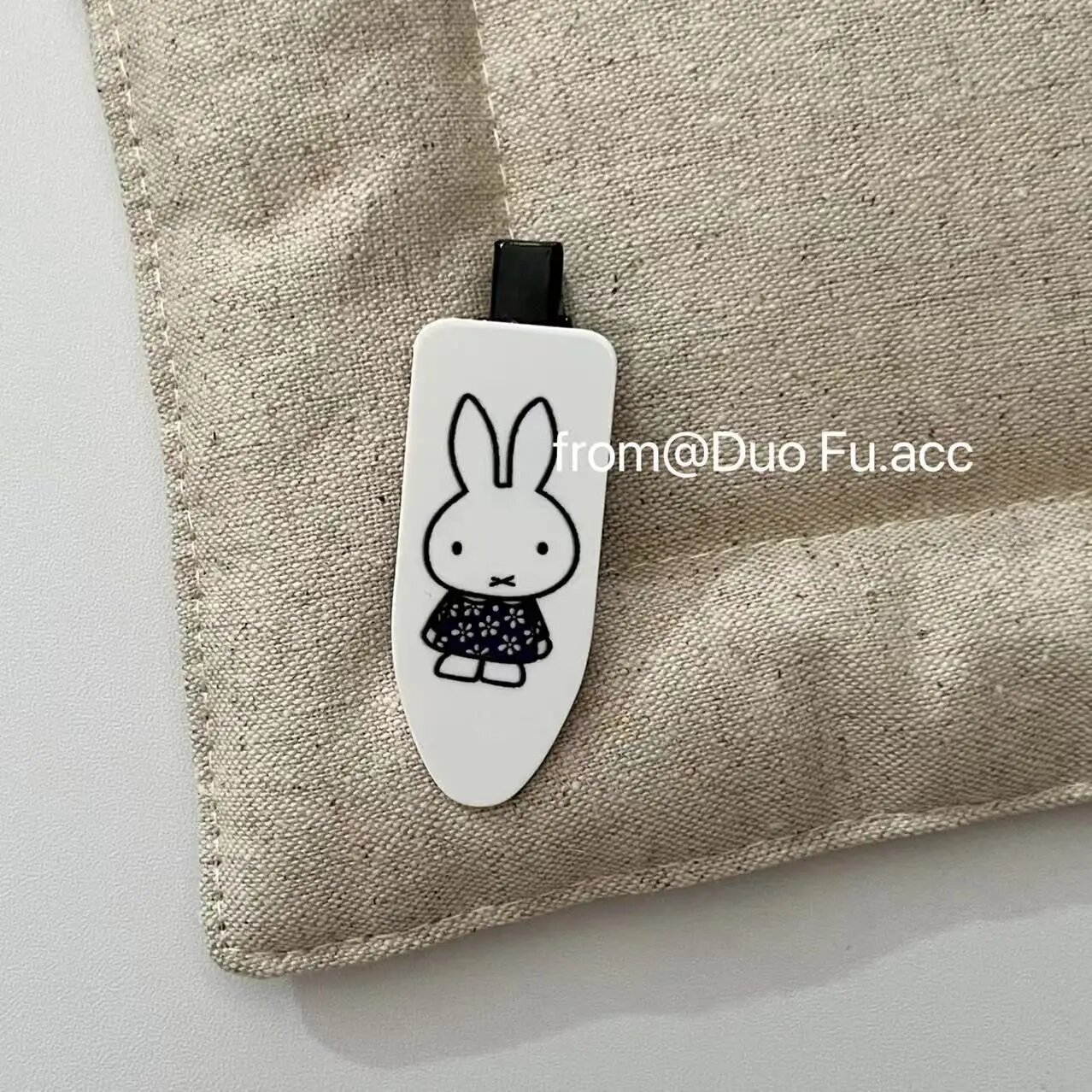 Заколка для волос Miffy, Белый, 06