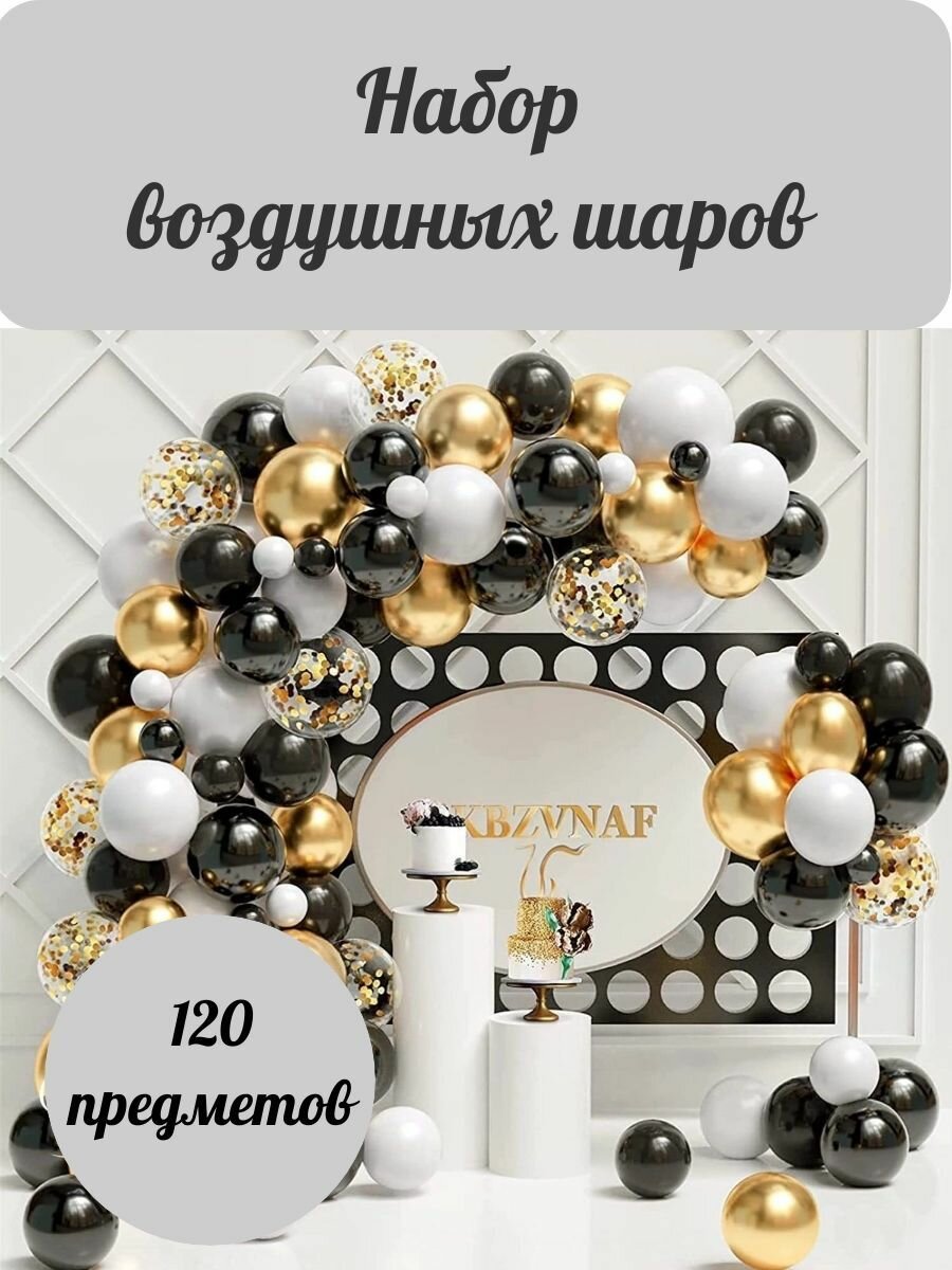 Шарики воздушные набор фотозона арка