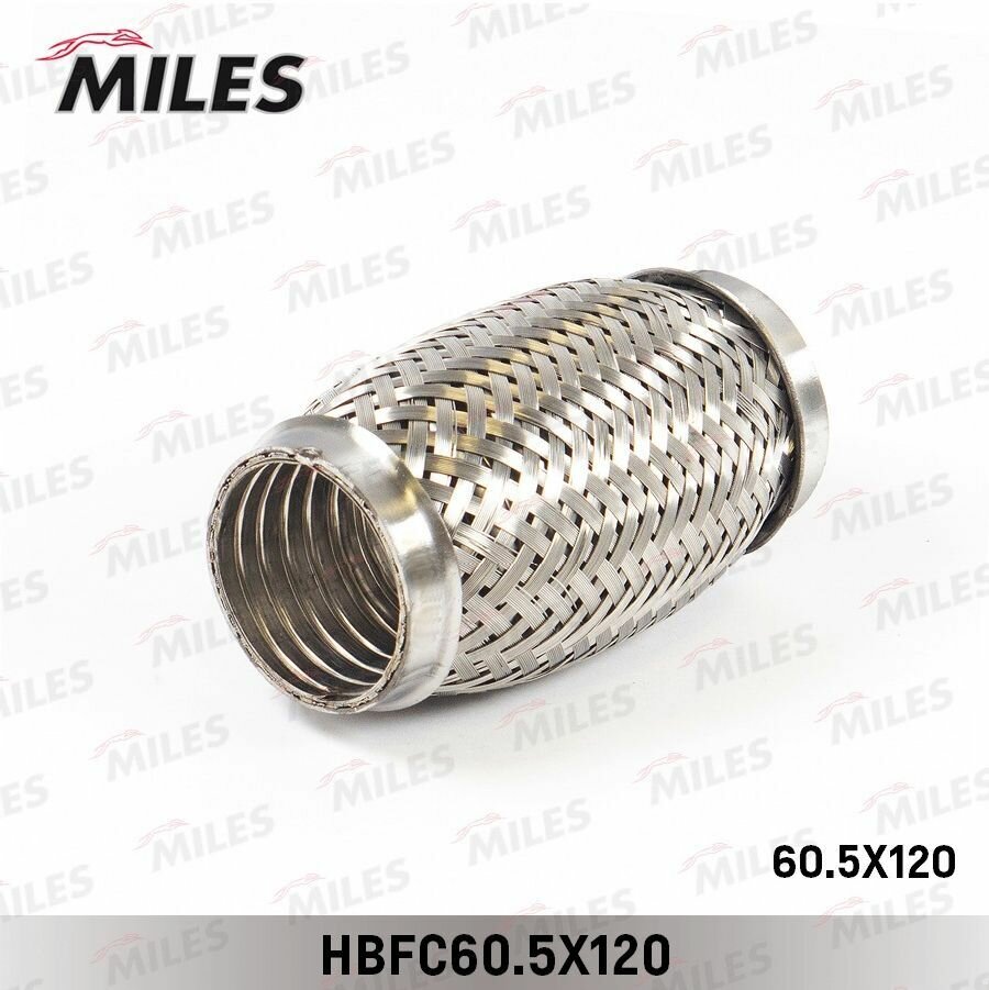 Труба гофрированная с внутренним металлорукавом 60.5X120, MILES HBFC605X120