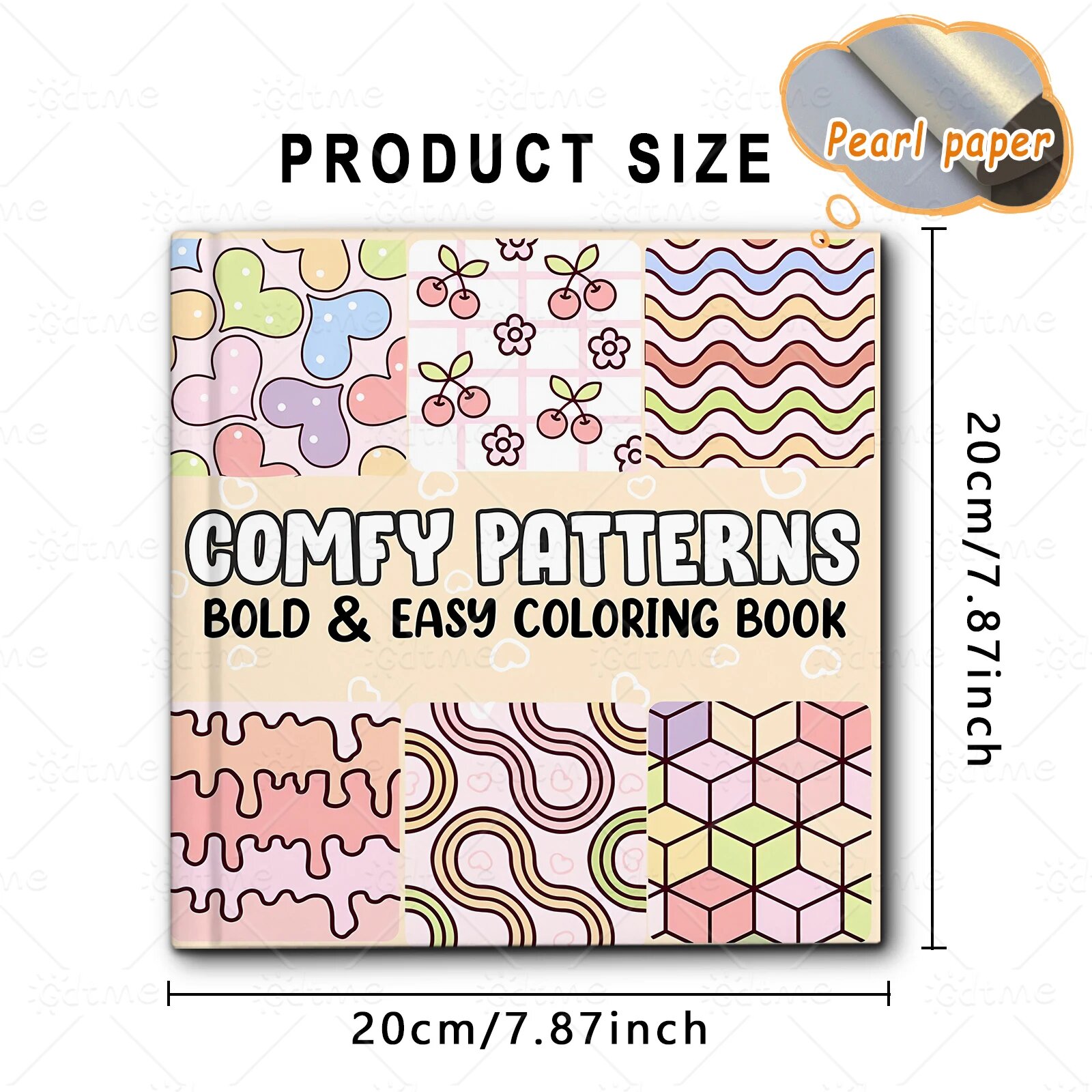 Книжка-раскраска Comfy Patterns — фото 1