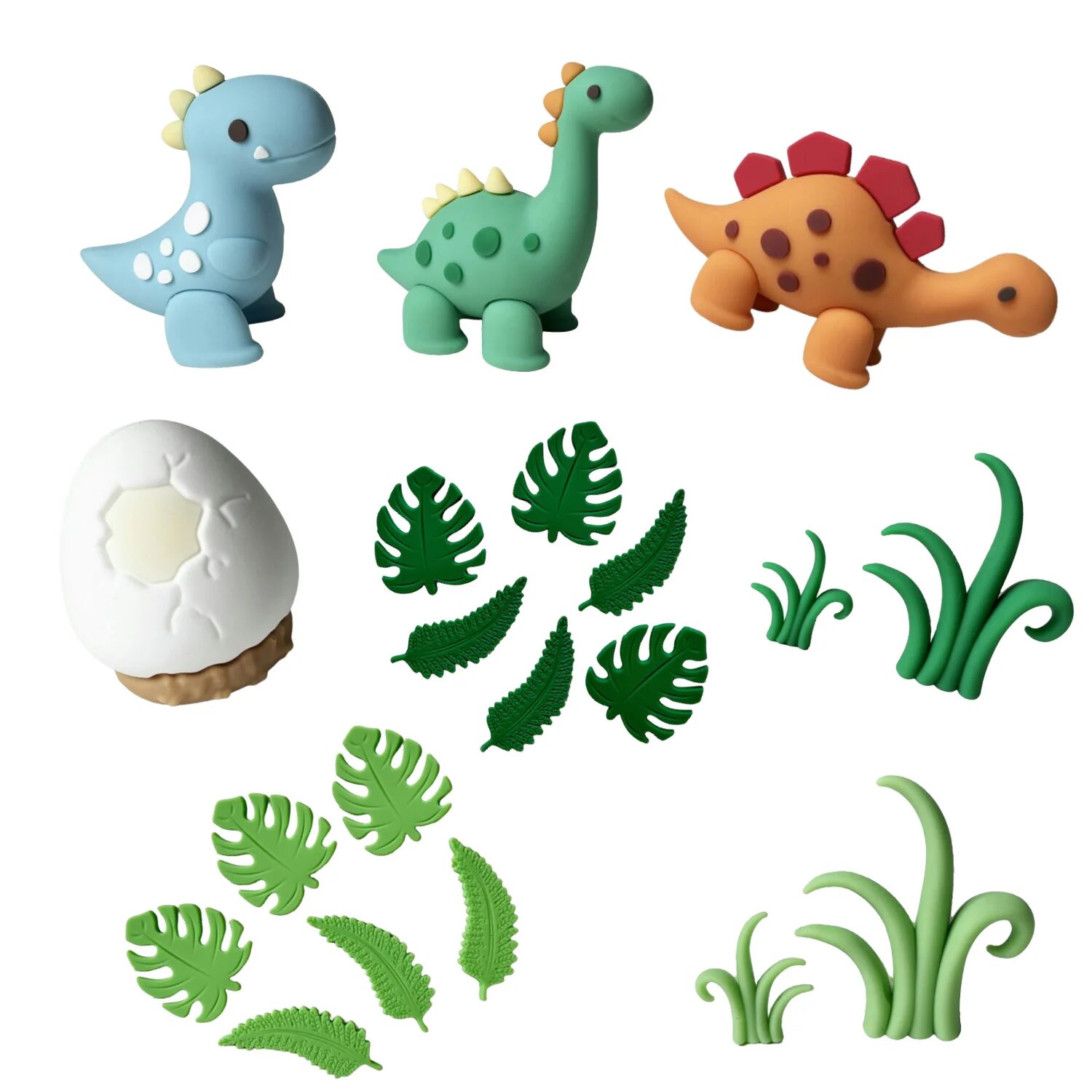 Пластиковые фигурки динозавров для торта 20pcs