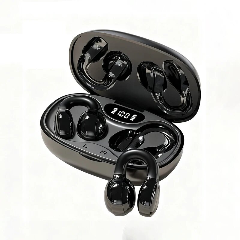 Беспроводные костные наушники TWS X58 Bluetooth 5.3 спортивные водонепроницаемые black