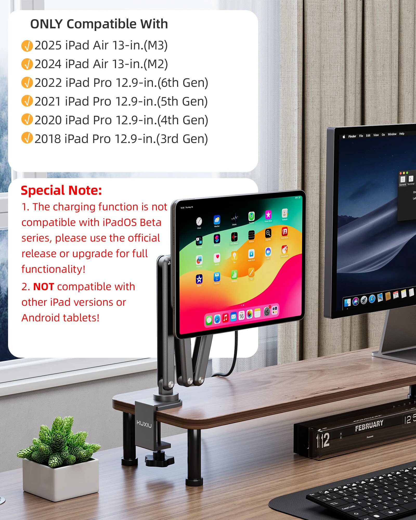 KUXIU X36PRO MAX Магнитная беспроводная зарядка для iPad Pro