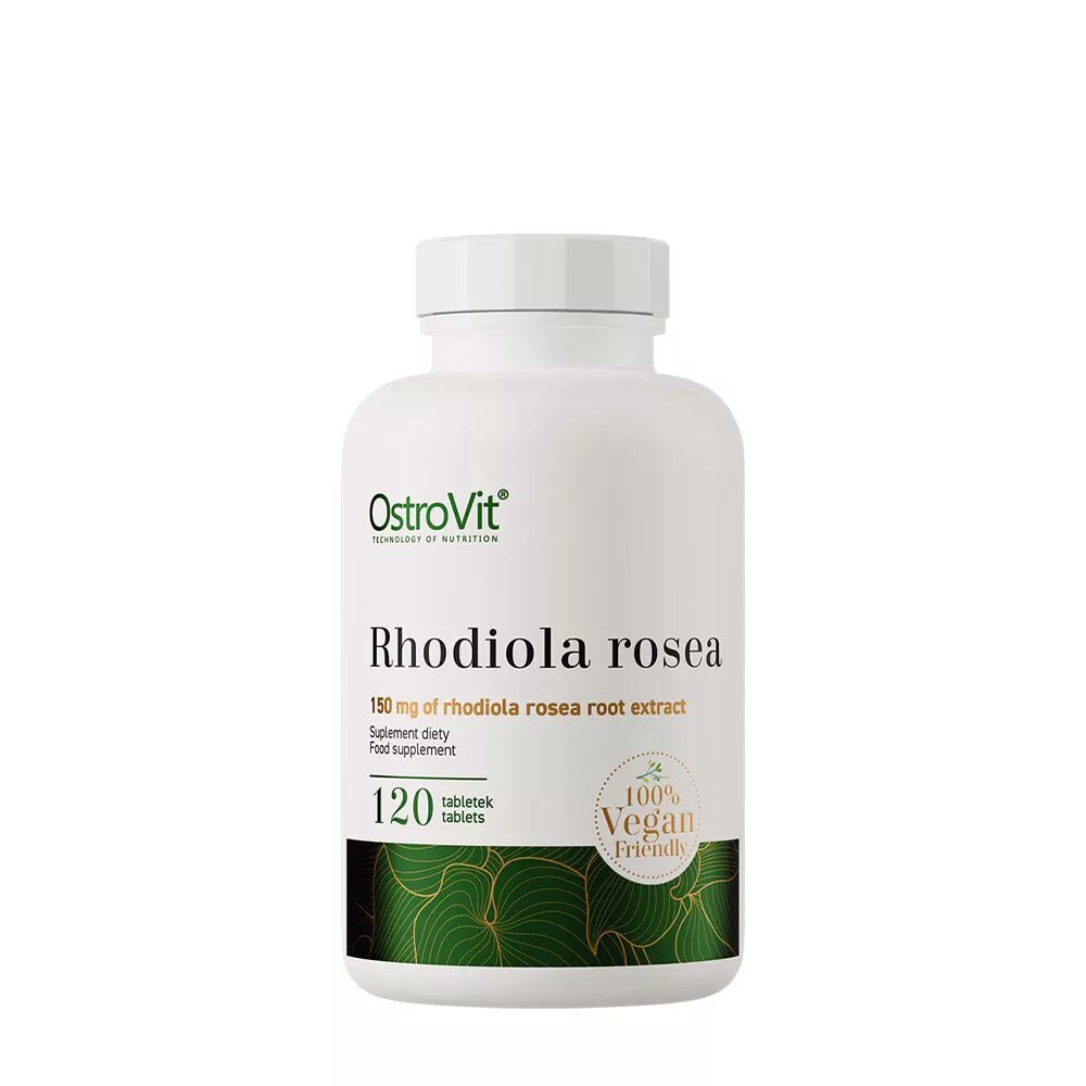 Родиола розовая Ostrovit Rhodiola Rosea (120 таб) адаптоген.
