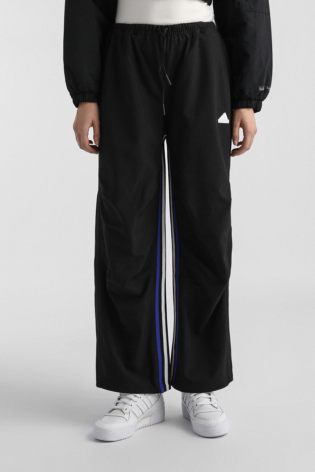 Брюки adidas, размер 42, черный
