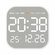 Rectangular electronic wall clock with led display and multiple functions for in...