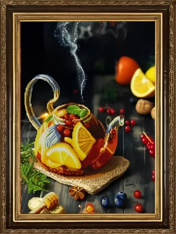 Рисунок на ткани Конек бисер, Ароматное утро, 29х39 см (конек.1403)