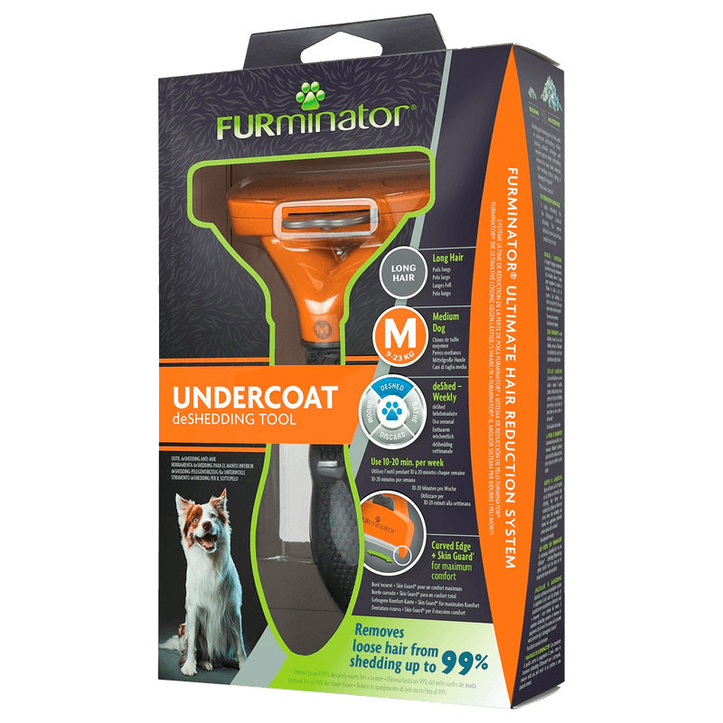Фурминатор FURminator М, для средних пород с длинной шерстью