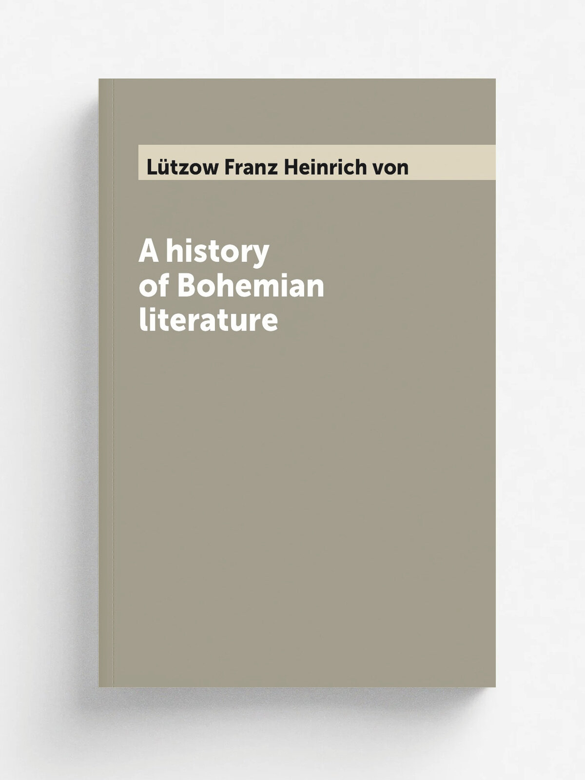 A history of Bohemian literature