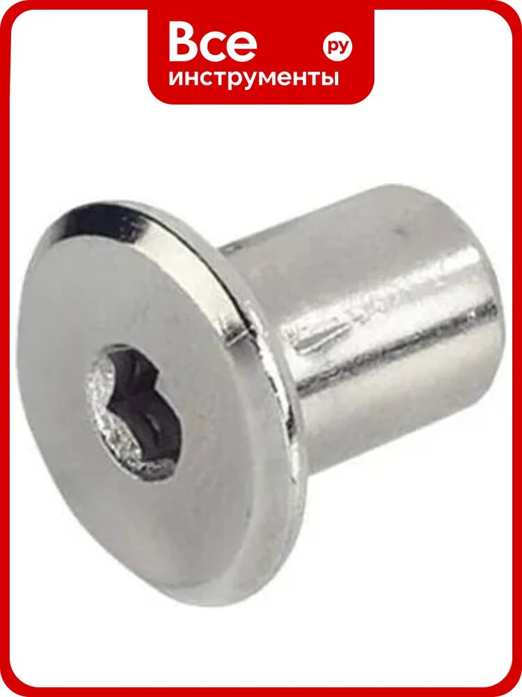 Гайка Эриксона STARFIX цилиндрический борт, 6x12, 10 шт. в зип-локе SMZ1-86298-10