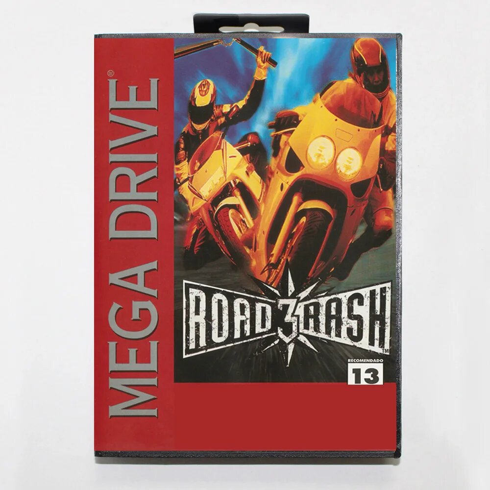 Игровая карта Road Rash 3 Tour De Force для Sega Megadrive Genesis USA Shell