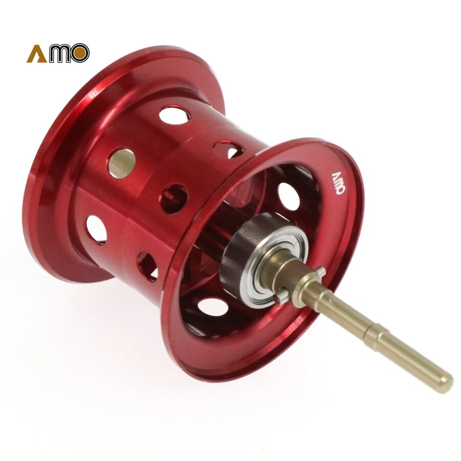 AMO DIY MAX4 Катушка для рыбалки из алюминиевого сплава Red Long Shaft