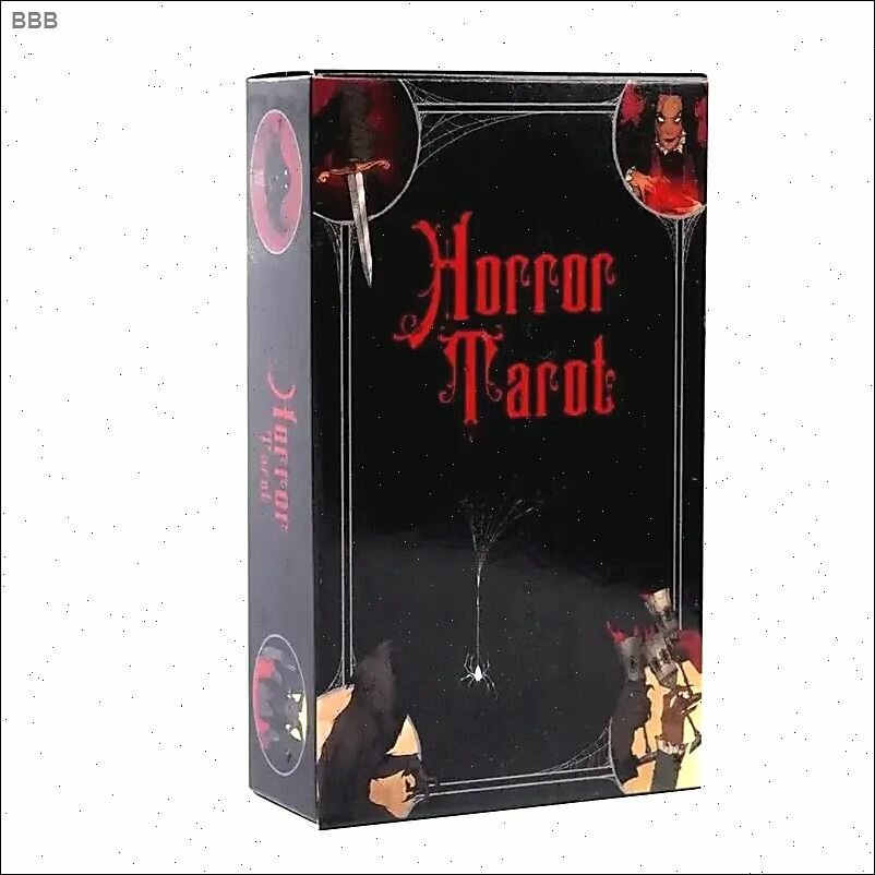 Черно-Красное Таро ужасов серии, Black Red Series Horror Tarot
