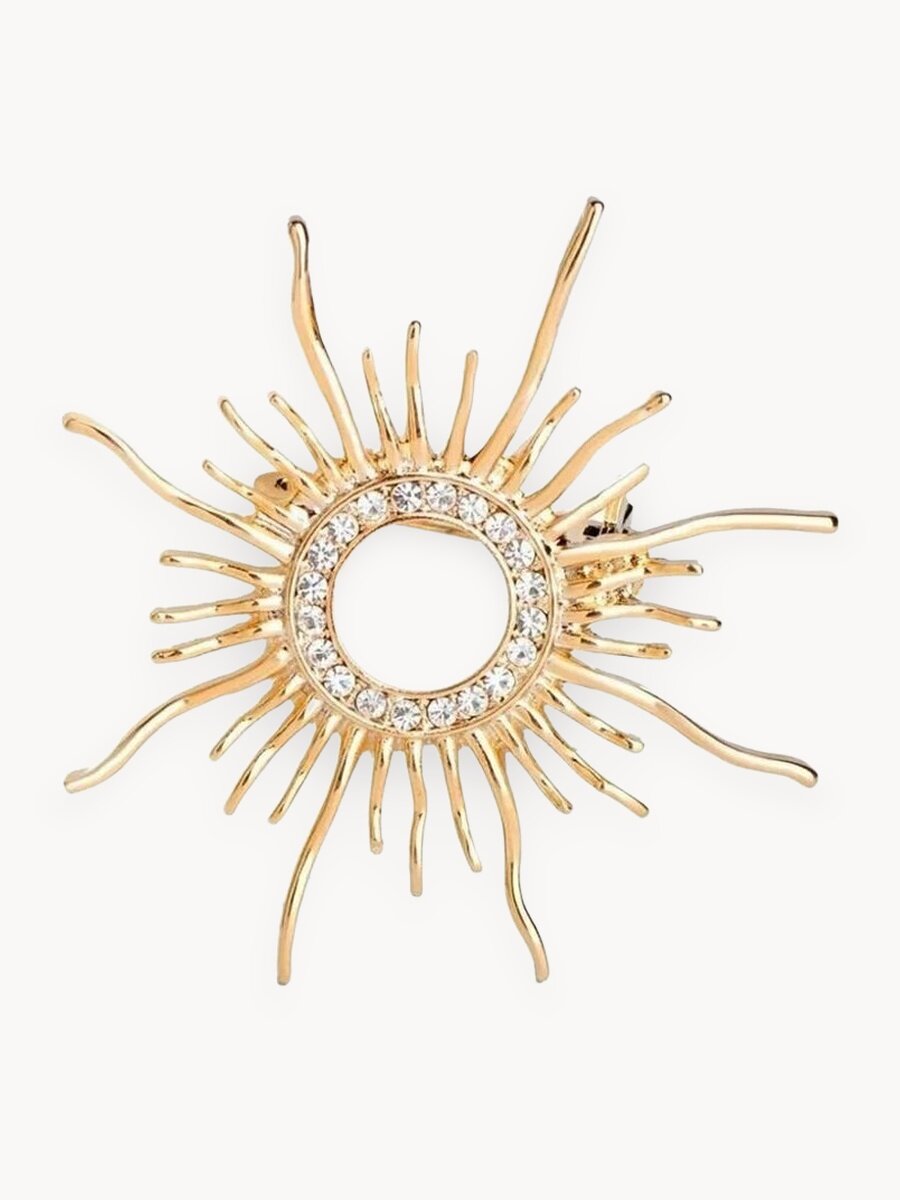 Брошь, кристаллы Swarovski