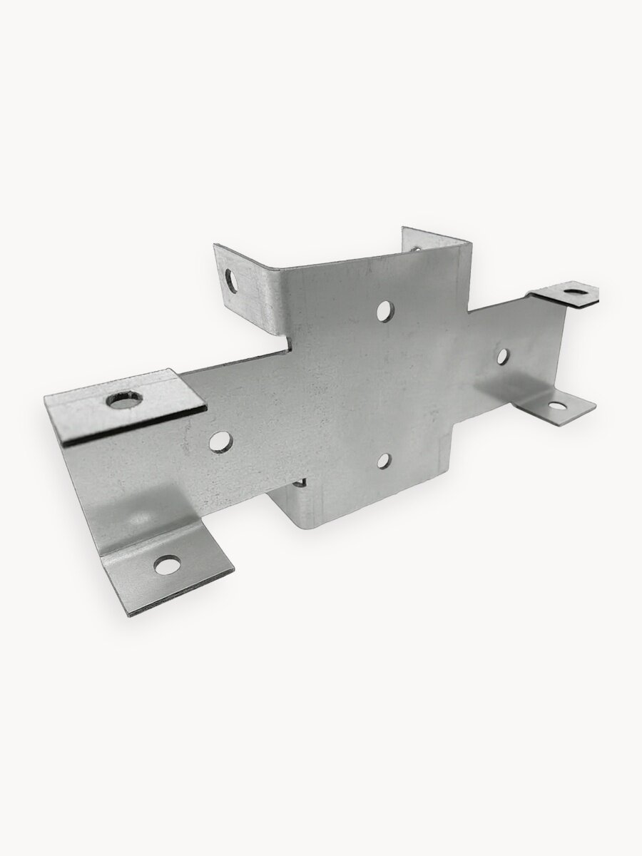 Кронштейн для забора "икс" образной формы