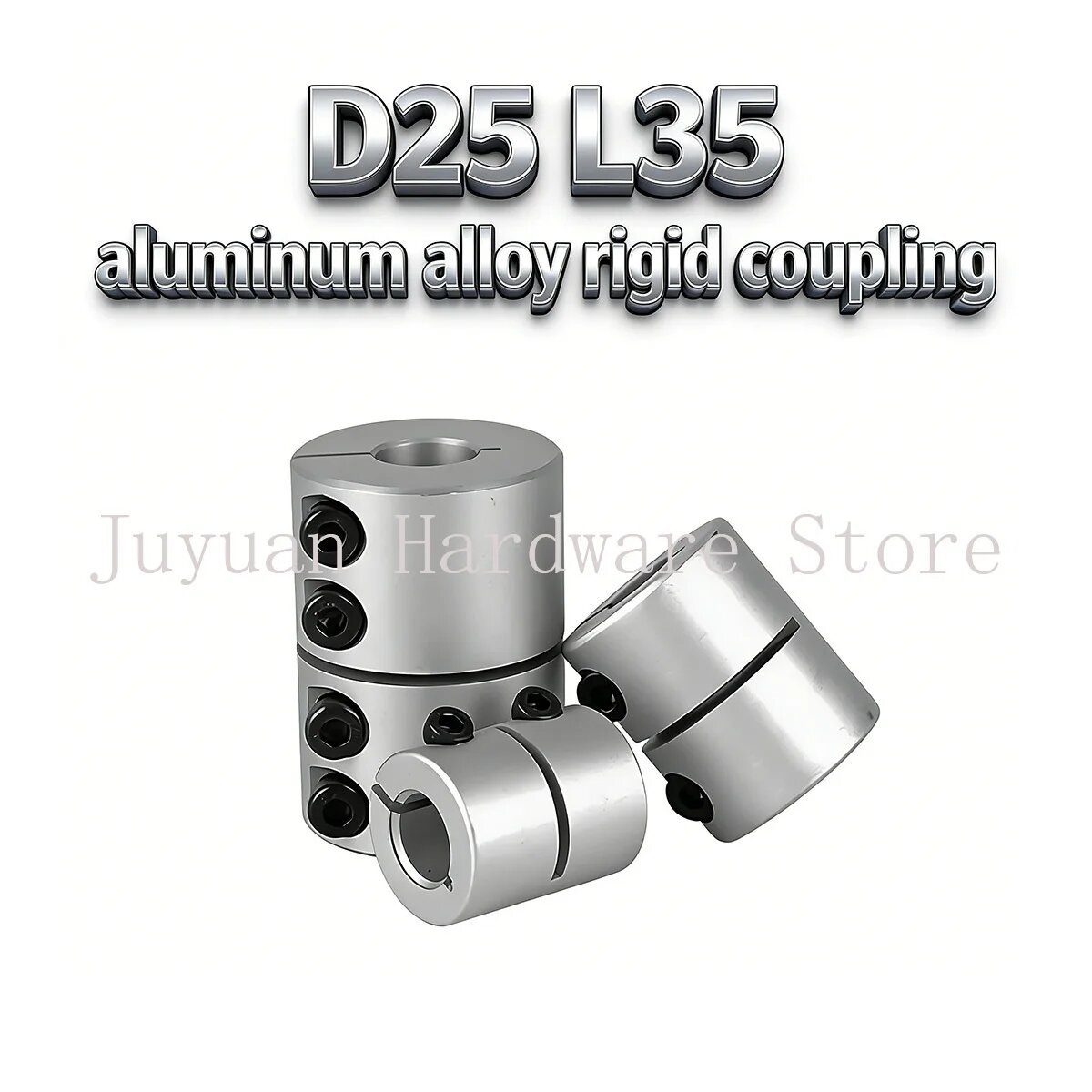 Жесткая муфта D25 L35 из алюминиевого сплава 5x8
