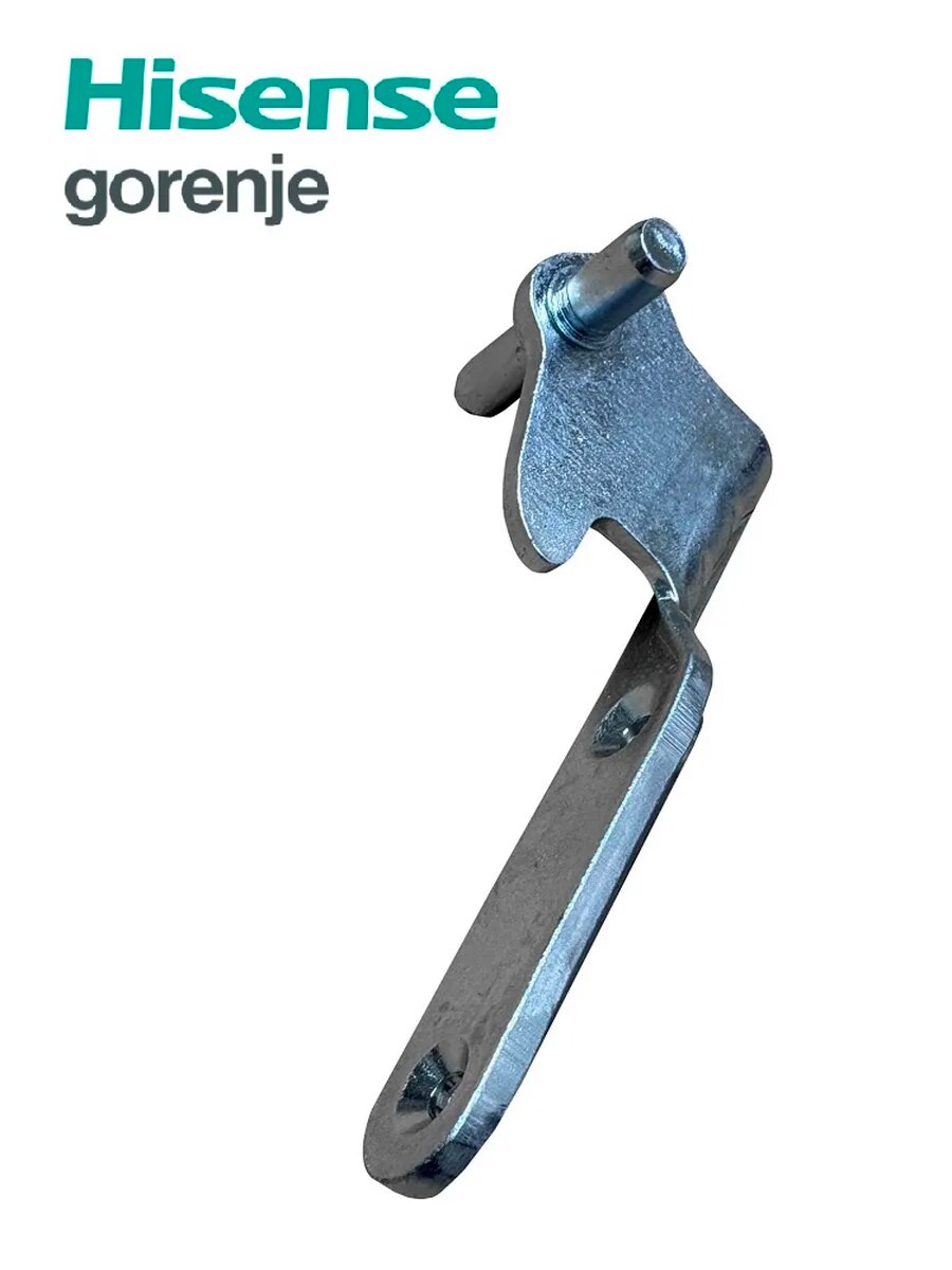 Оригинальная правая петля холодильника Hisense и Gorenje, серебристая