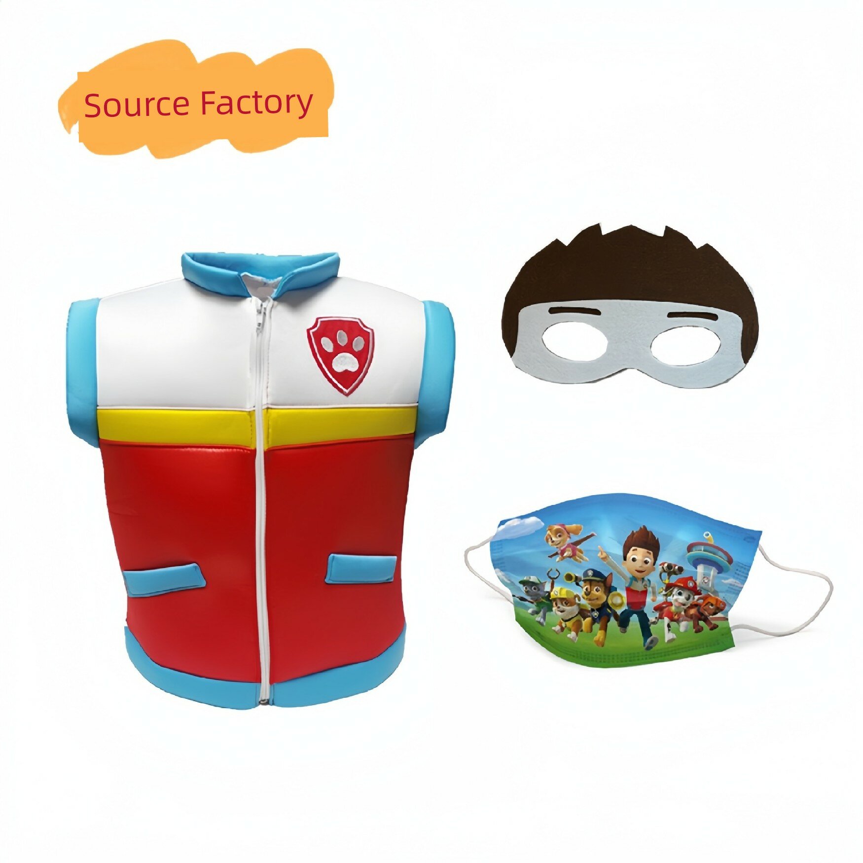 Костюм-жилет Райдера из PAW Patrol для мальчиков, размер 110 см, детская выступление