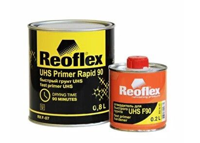 Лак супербыстрый UHS "REOFLEX" 2K (1 л) (+ отвердитель (0,5л))