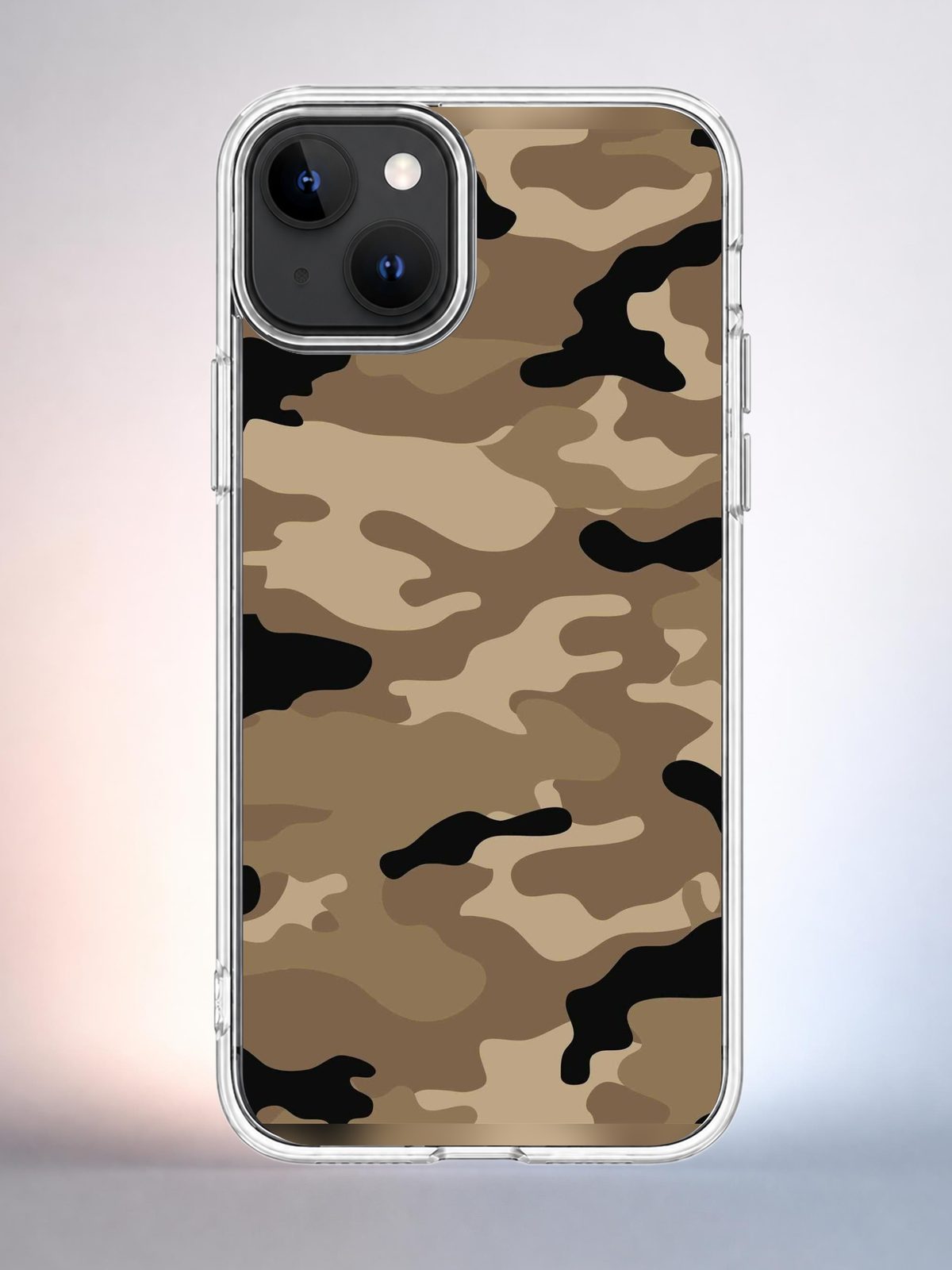 Чехол iPhone 13 Камуфляж пустыня Y2K Indie Sleaze